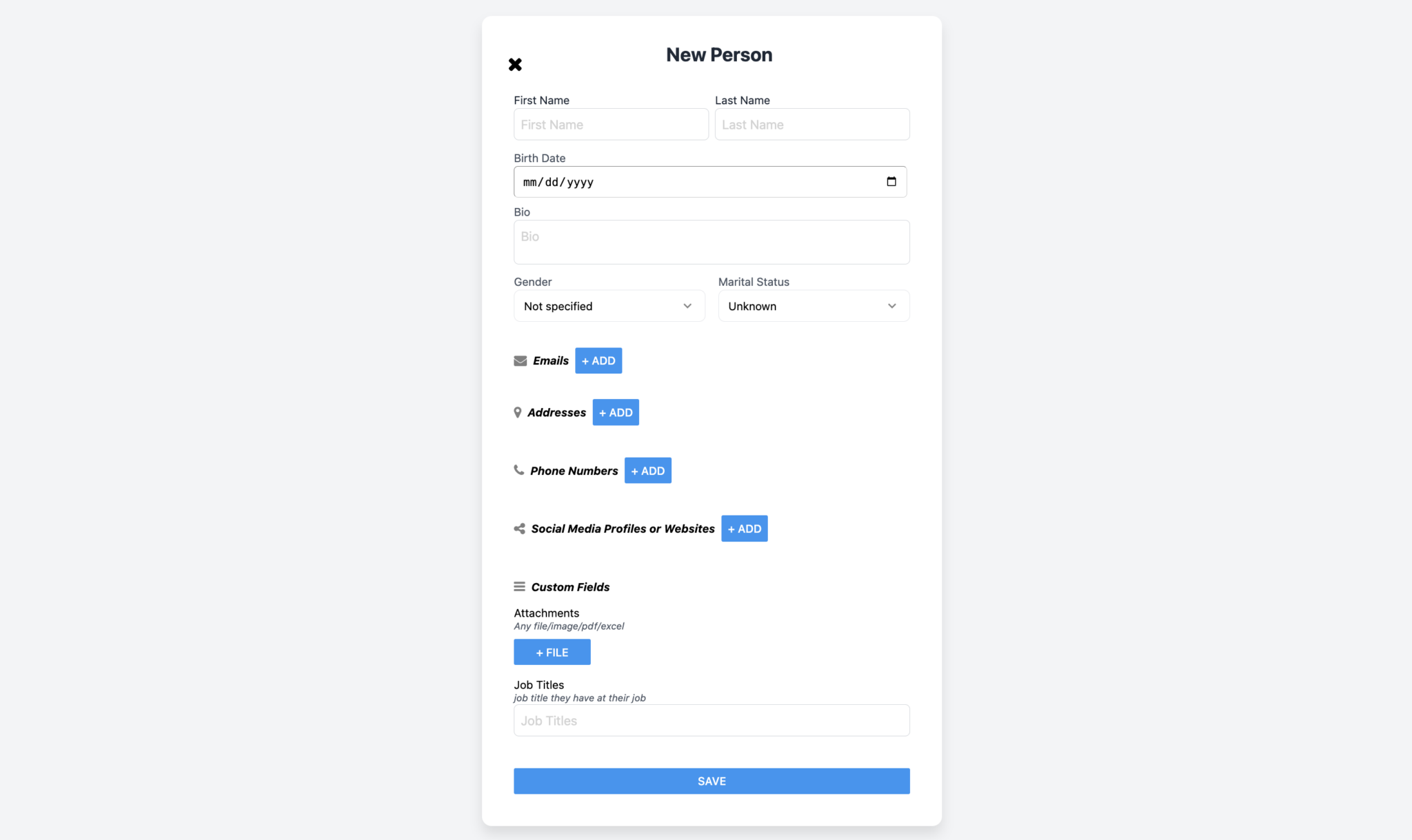 Add Person [Tutorial] | Undershepherd